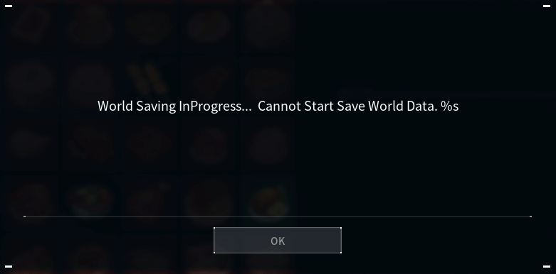 팰월드 World Saving InProgress… Cannot Start Save World Data. %s 해결법 - 비공식센터